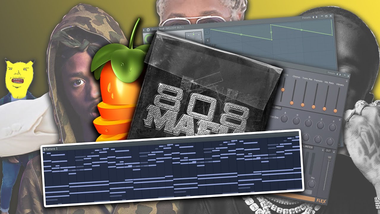 How 808 Mafia (Metro Boomin’) Makes Hard Trap Beats From Scratch Using ...