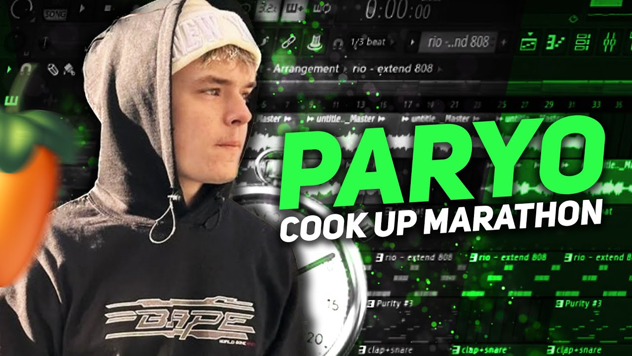 PARYO COOKUP MARATHON 🔥 Making 10 Beats Live - Beat Making Videos