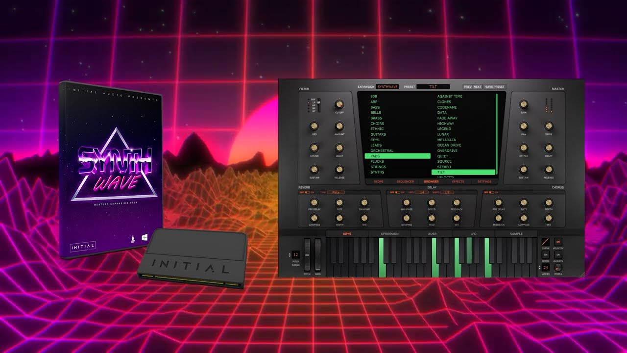 Synthwave - Heat Up 3 Virtual Instrument Expansion Pack incl. 300 new presets. - Beat Making Videos