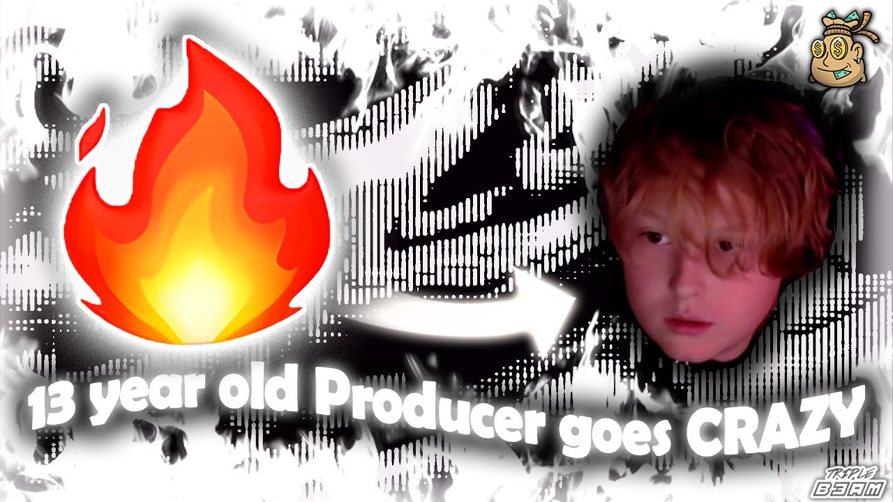 13 Year Old PRODIGY Creates CRAZY Melody from Scratch - Beat Making Videos