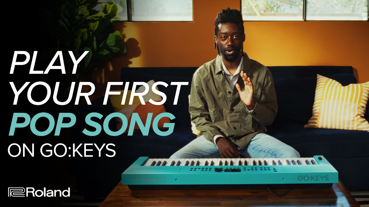 How to Play Your First Pop Song on Roland GO:KEYS Keyboard - Beat ...